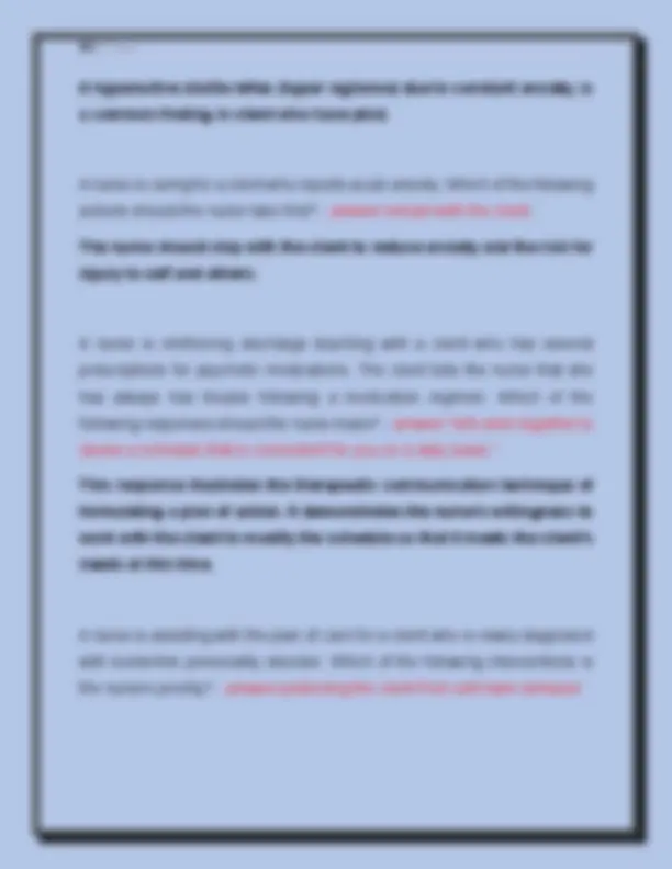 ATI Capstone Mental Health Assessment 2025 – Complete Verified Questions, Correct Answers ...