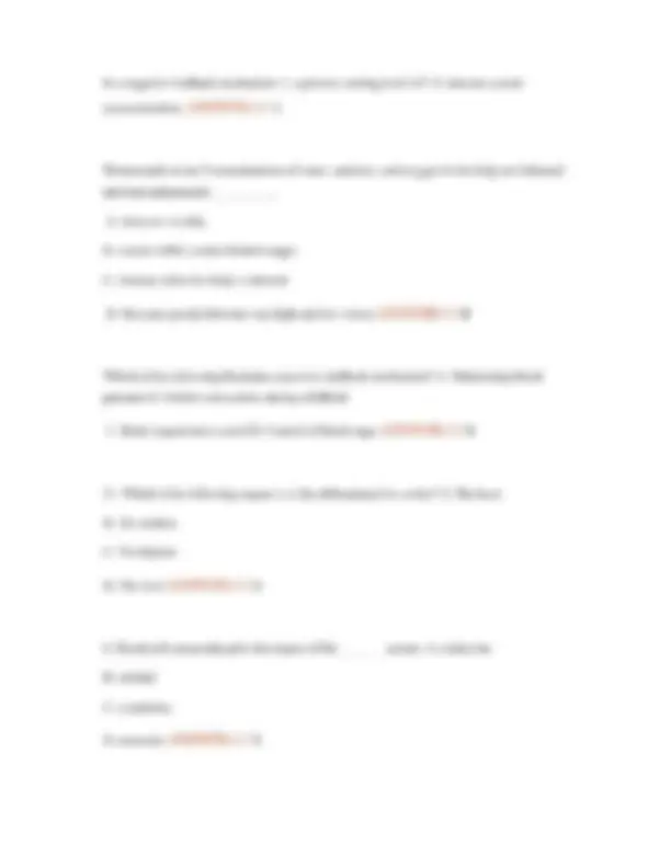 Anatomy and Physiology Test 2 Review with Questions and Solutions ...