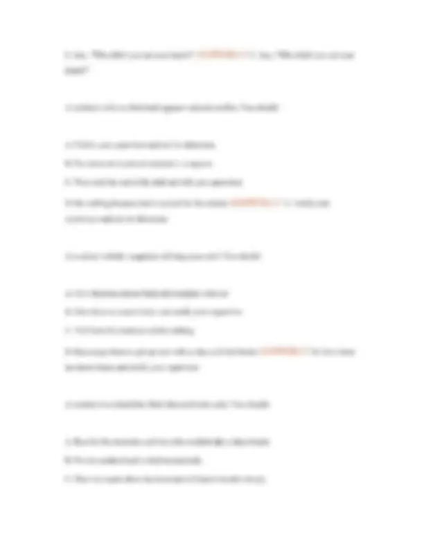 CNA Chapter 4, 5 & 6 Exam with Questions and Answers | Exams Nursing | Docsity