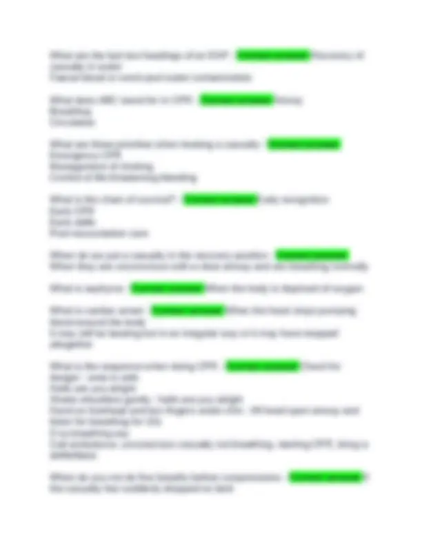 Lifeguarding 2.0 Questions with correct Answers 2025 | Exams Nursing ...