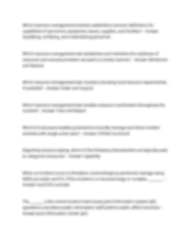 NIMS/700 – FEMA IS-700.C Exam (2025) | Complete Study Guide with ...