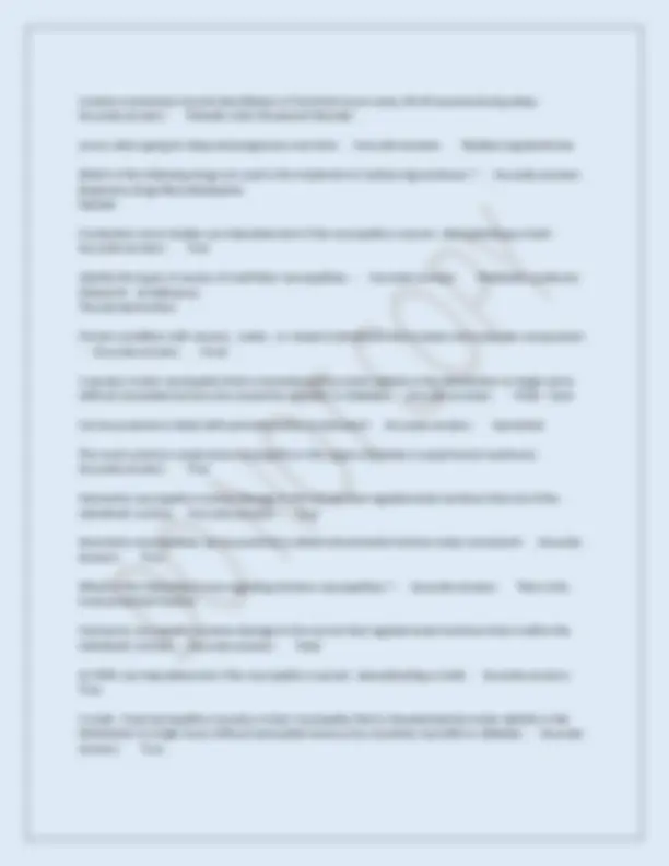 NR507 – CNS: Sensory & Motor Disorders – Chamberlain University – 2024/ ...