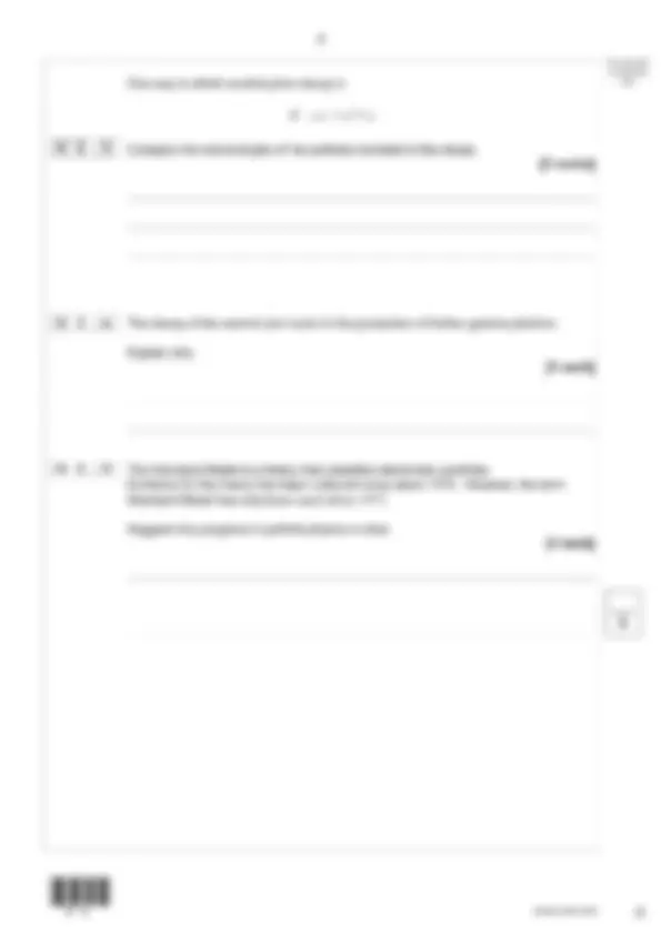 Actual 2024 AQA A-level PHYSICS 7408/1 Paper 1 Merged Question Paper + Mark Scheme + Inser ...