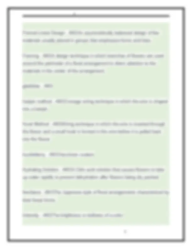 Floral Design Certification Study Guide: Questions and Answers | Exams ...