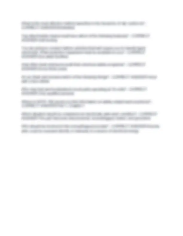 NFPA 70E Final Exam Questions and Answers 100% Verified | Exams ...