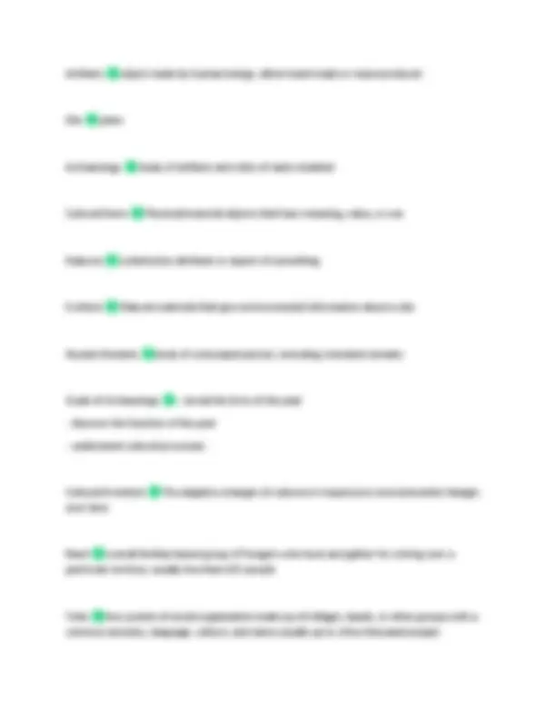 ASB 222 Buried Cities and Lost Tribes: Module 1 Questions with Correct ...