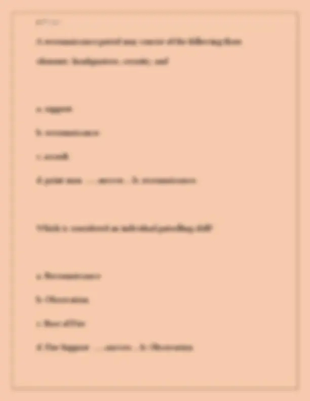 Infantry Patrol Tactics: Study Guide with Questions and Answers | Exams ...