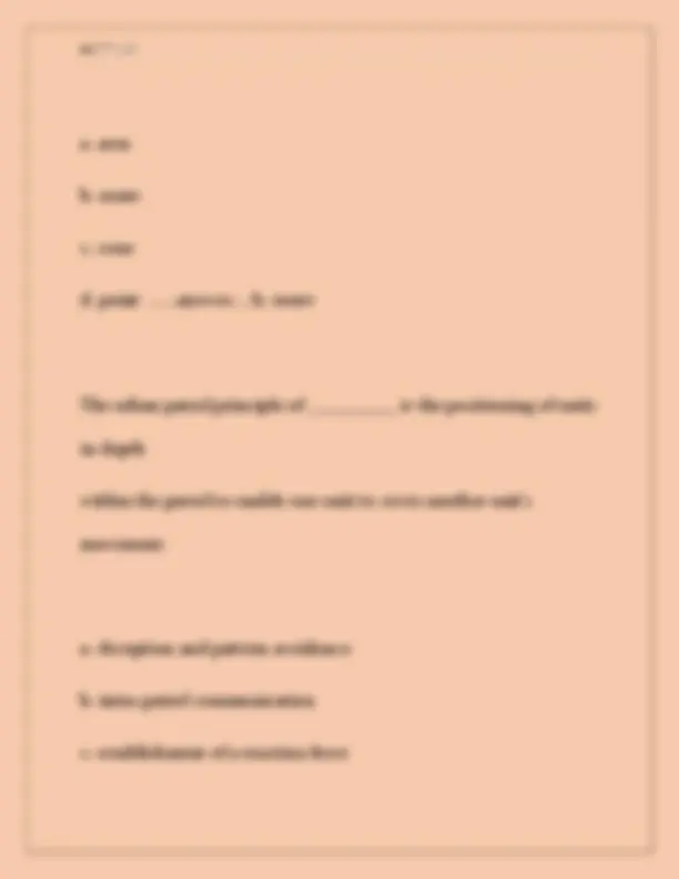 Infantry Patrol Tactics: Study Guide with Questions and Answers | Exams ...