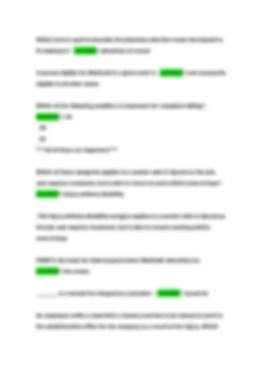 MIB Final Exam Questions With Solved Solutions | Exams Nursing | Docsity