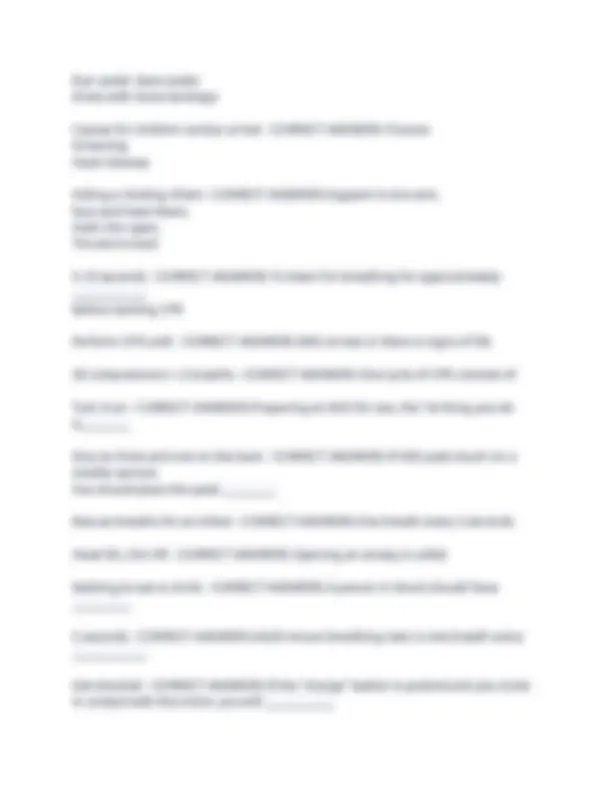 MPOETC Test 26: Emergency Medical & Tactical Casualty Care Q&A | Exams ...