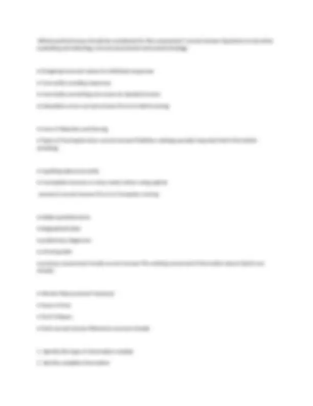 Chapter 7: Selecting, Administering, Scoring, and Interpreting Assessment Results Question ...