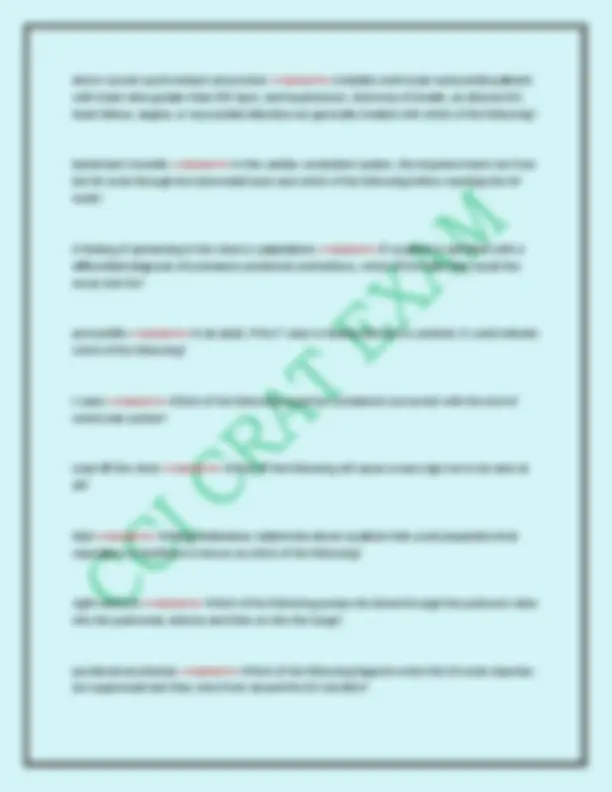 CCI CRAT EXAM LATEST 2025 UPDATE WITH COMPLETE QUESTIONS AND CORRECTLY ...