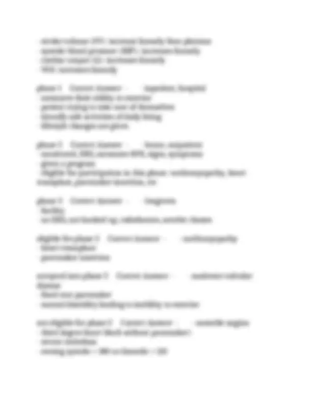 AACVPR Exam – Questions With Accurate Solutions | Exams Nursing | Docsity