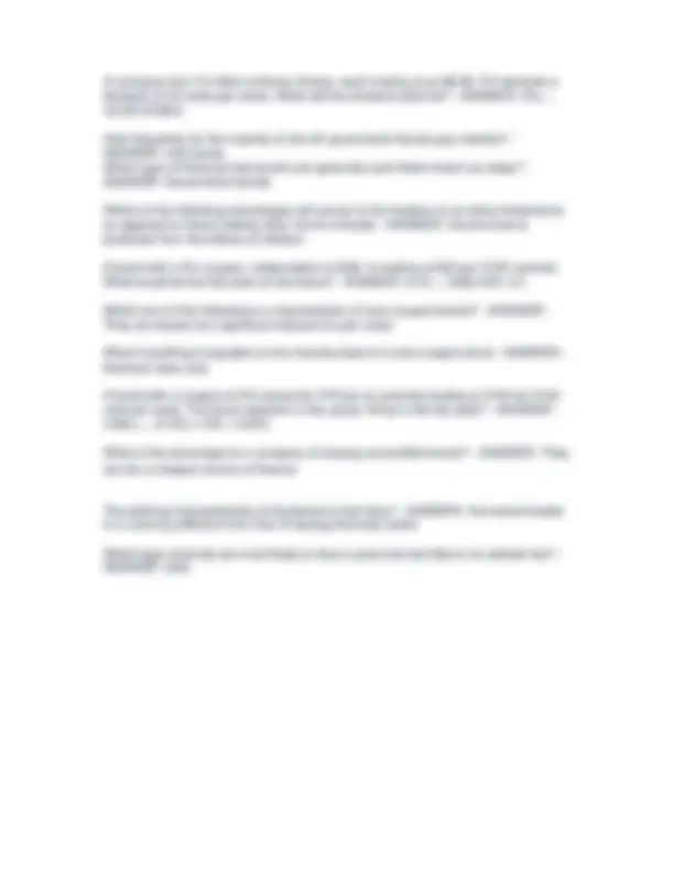 CISI chapter 4 questions : BONDS | Exams Pharmacy | Docsity