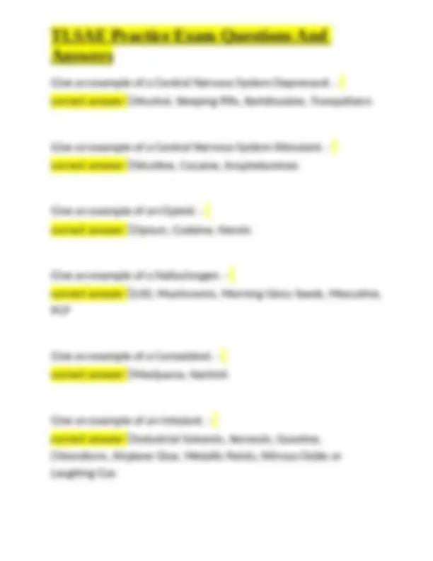 TLSAE Practice Exam: Florida Traffic Law & Substance Abuse Education ...