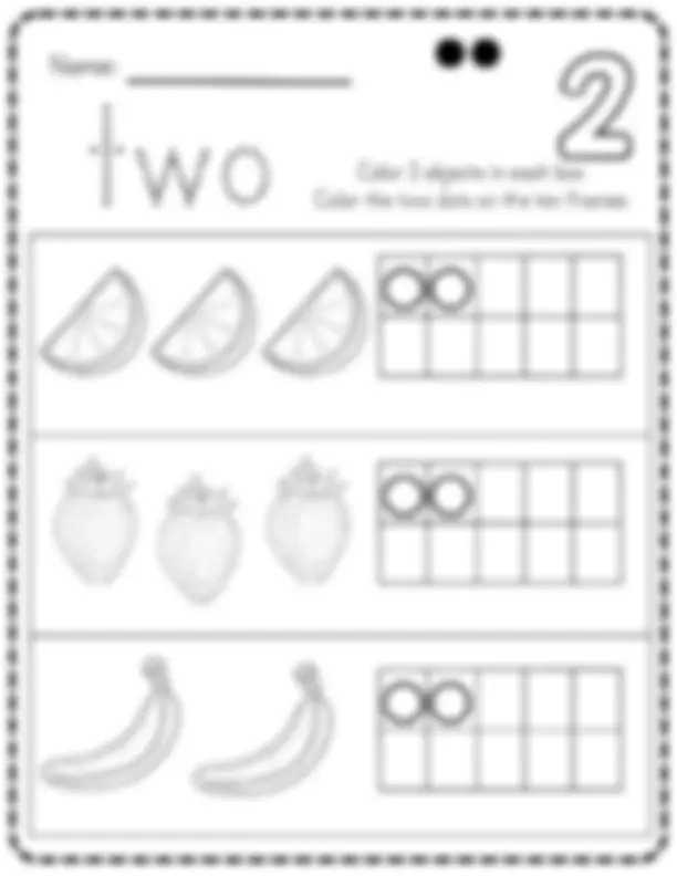 Preschool Math Learning Numbers 1 to 5 | Study notes Mathematics | Docsity