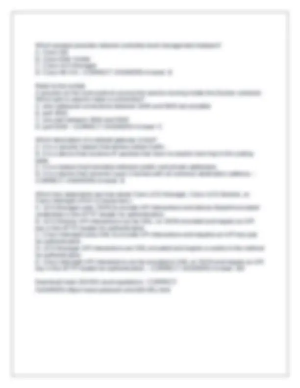 CISCO DEVNET ASSOCIATE 200-901 DEVASC PRACTICE EXAM QUESTIONS WITH ...