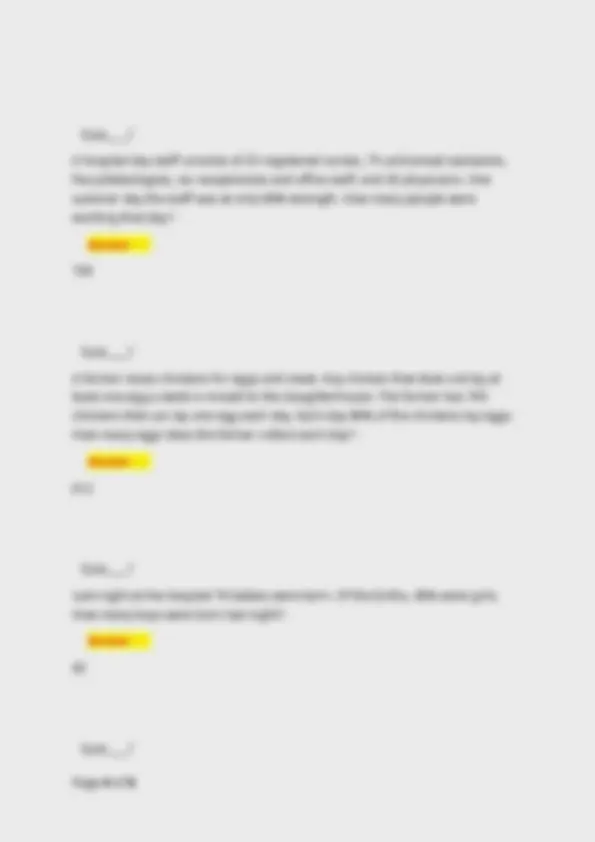 HESI Entrance Exam - MATH Practice Questions / Newest Actual Exam ...