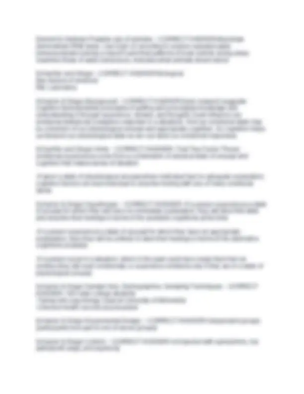 AICE Psychology Final Exam Study Guide Questions And Answers With ...