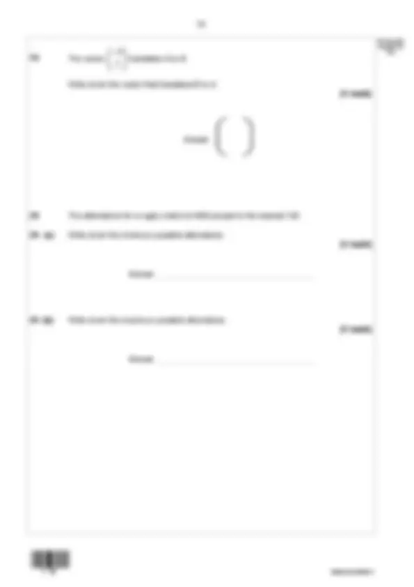 2024 AQA GCSE MATHEMATICS Foundation Tier Paper 1 Non-Calculator ...