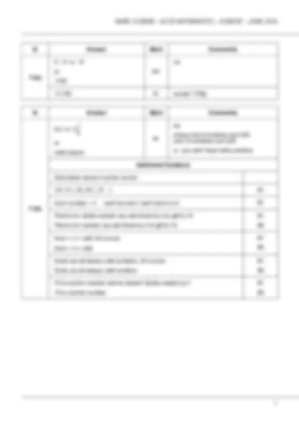 2024 AQA GCSE MATHEMATICS Foundation Tier Paper 1 Non-Calculator ...