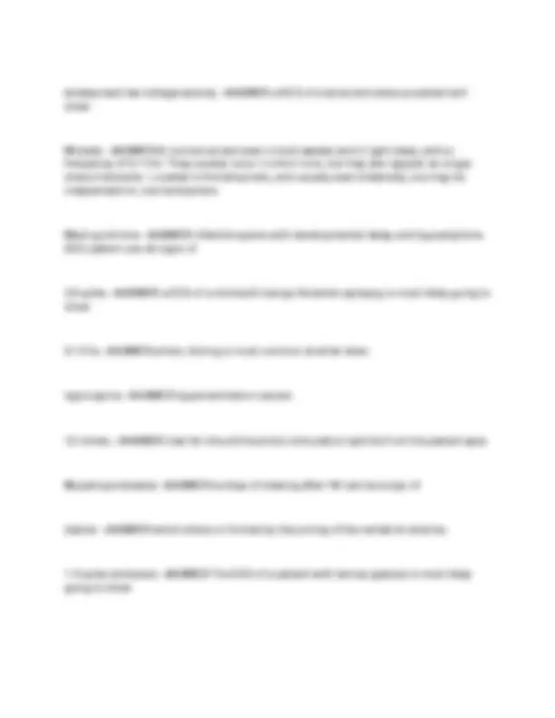 EEG Practice Exam Questions and Answers: Neurology Study Guide | Exams ...