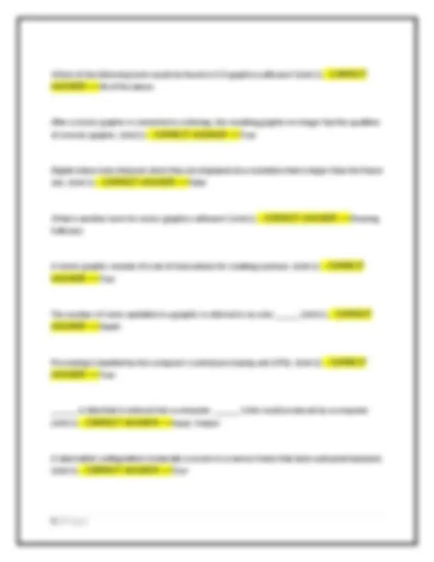 UTA INSY 2303 FINAL ACTUAL EXAM QUESTIONS AND WELL ELABORATED ANSWERS | Exams Nursing | Docsity