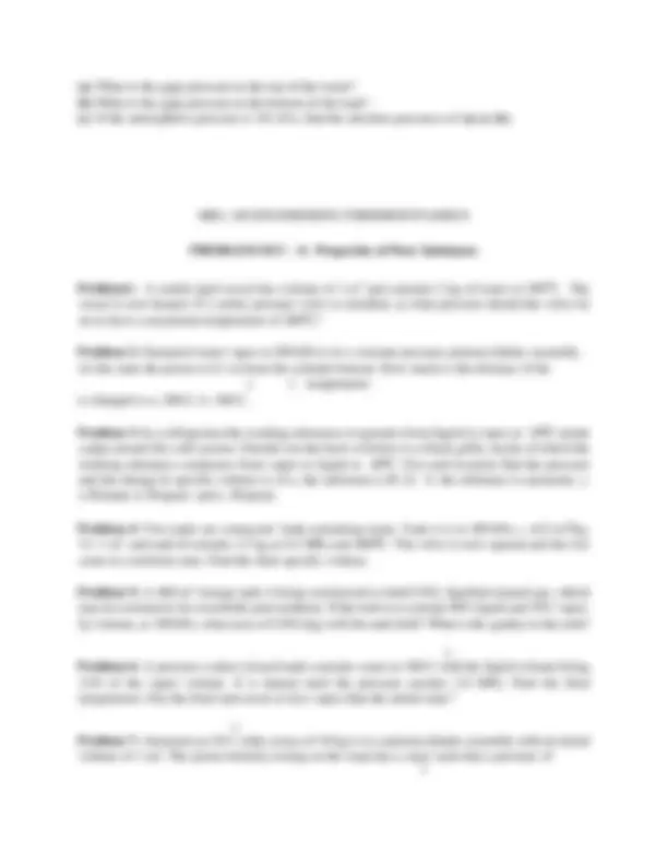 Problem-sets - Thermodynamics 2025 | Study Guides, Projects, Research ...