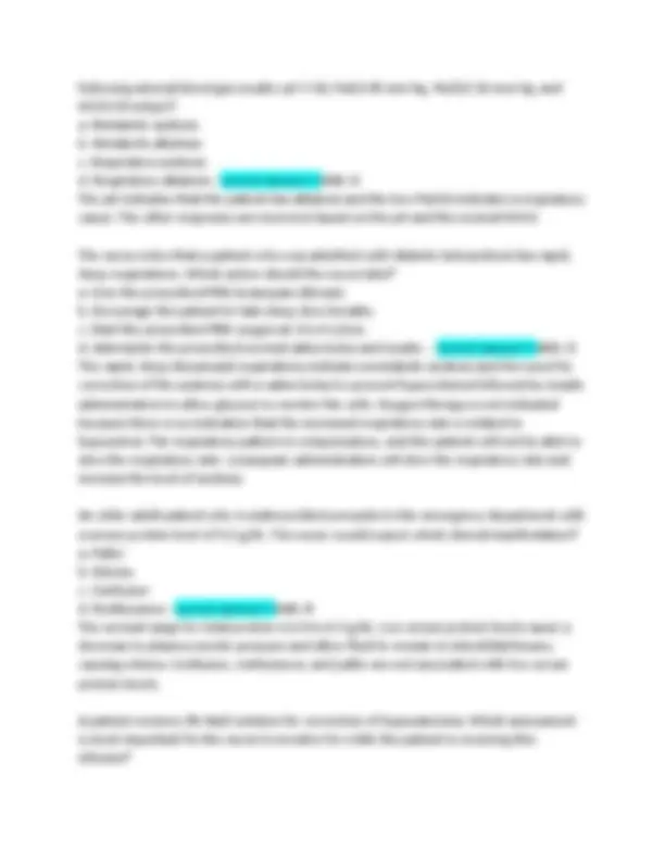 Chapter 16: Fluid, Electrolyte, and Acid-Base Imbalances Lewis: Medical ...