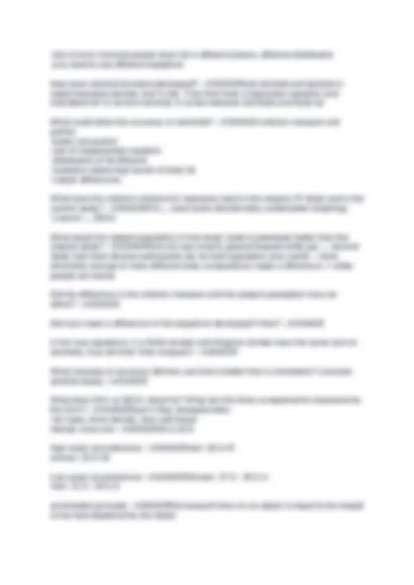 EXAM 1; BODY COMPOSITION QUESTIONS WITH CORRECT ANSWERS!. | Exams ...