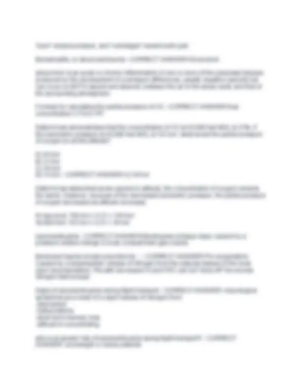 Flight Paramedic Study Guide - Flight Physiology Questions And Answers ...