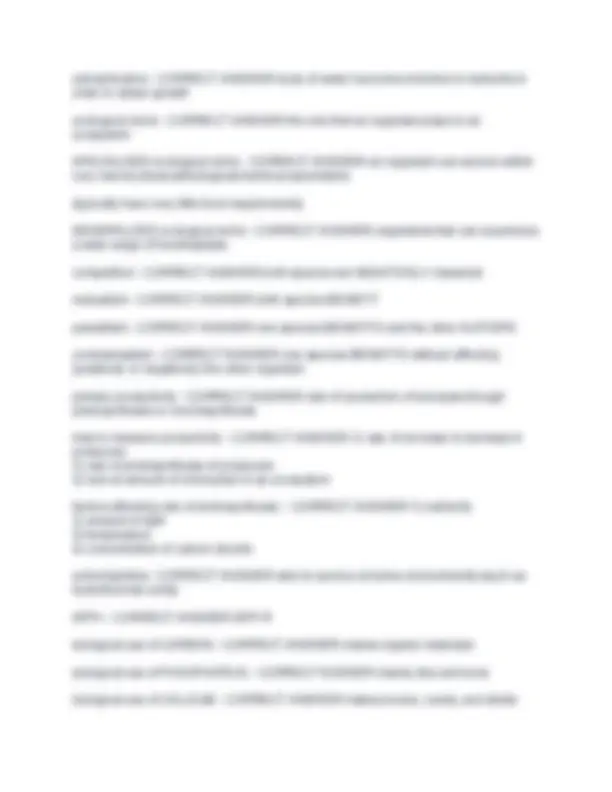 Study Guide~ AICE MARINE AS LEVEL EXAM Questions And Answers With ...