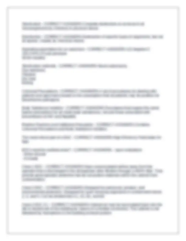 CSMLS GUIDELINES FOR LABORATORY SAFETY EXAM QUESTIONS WITH CORRECT ...