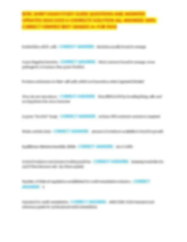 IICRC AMRT Exam Study Guide: Microbial Remediation Q&A (2024/2025 ...