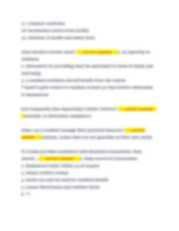 PCHA Competency Exam Questions with 100% verified correct detailed ...