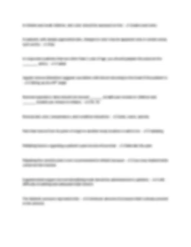 EMT Chapter 9 Exam : Complete Q&A with Verified Solutions- 2025/2026 | Exams Medicine | Docsity