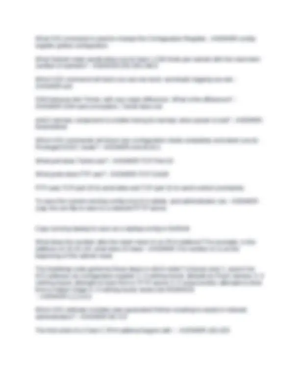 Cisco CCT Study Guide with Complete Solutions | Exams Advanced ...