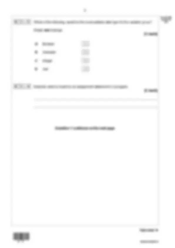 2024 AQA GCSE COMPUTER SCIENCE Paper 1 Computational thinking and programming skills– C# | Exams ...