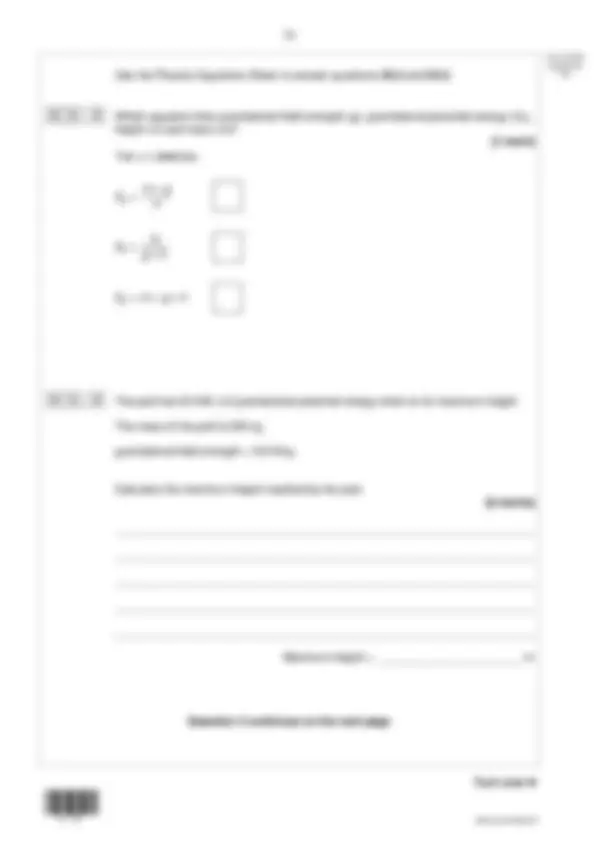 2024 AQA GCSE PHYSICS Foundation Tier Paper 1 COMBINED QUESTION PAPER ...