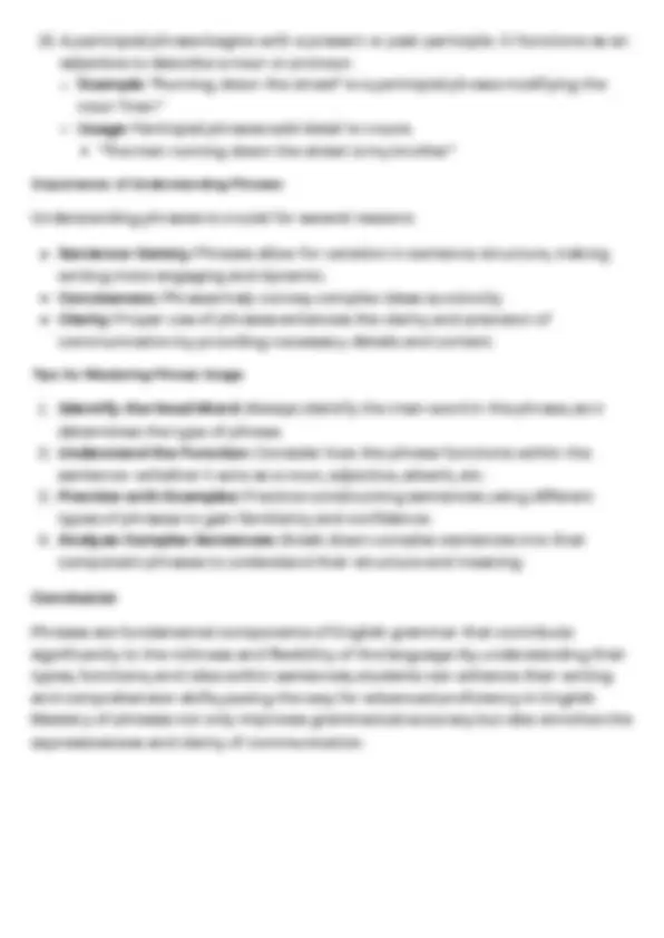 Understanding Phrases in English Grammar: A Beginner's Guide | Lecture ...