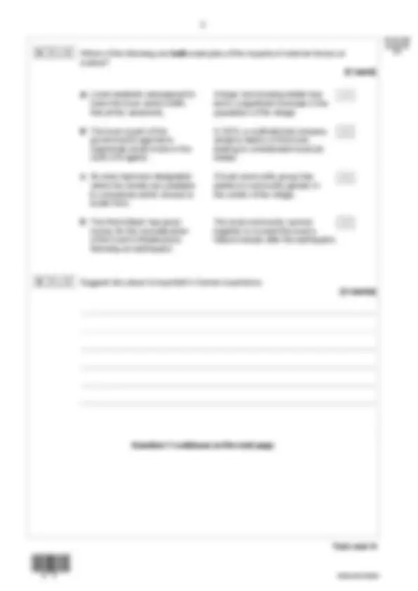 2024 AQA AS GEOGRAPHY Paper 2 Human geography and geography fieldwork ...