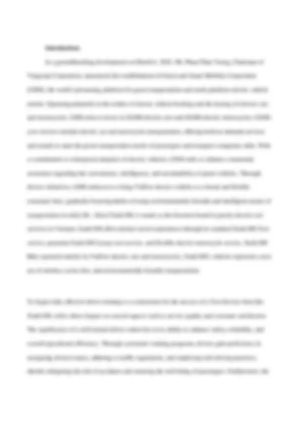 Human Resource Management - Final Report | High school final essays Business | Docsity