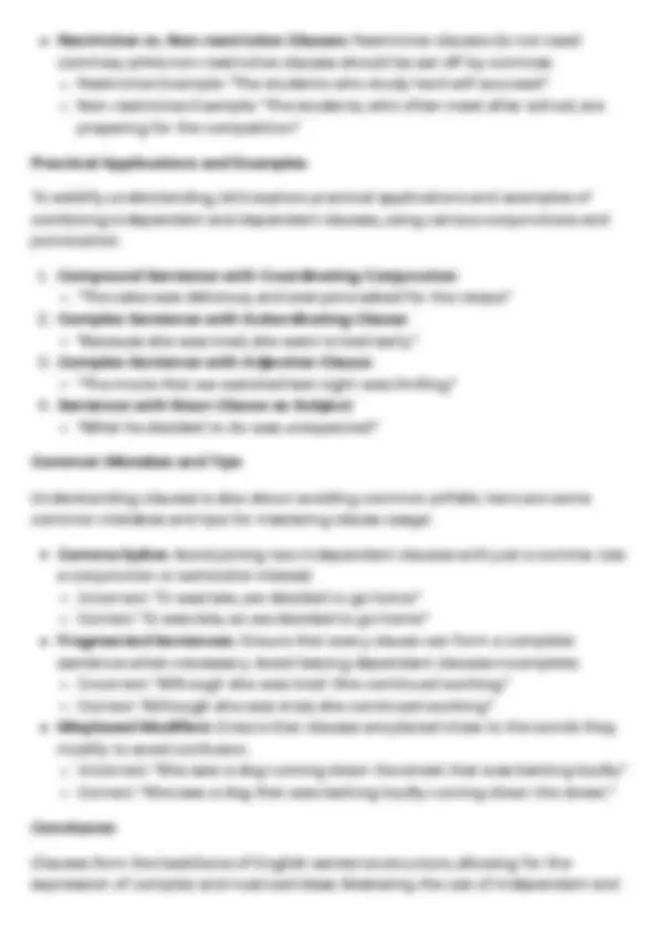 Mastering Clauses in English Grammar: Types, Examples, and Teaching ...