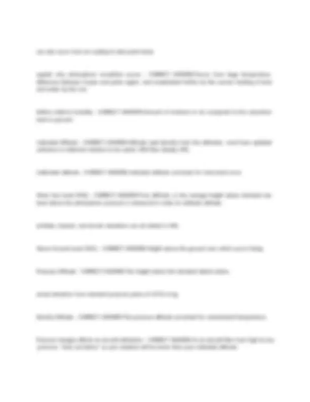 NIFE Weather ELOs Exam questions with correct answers. | Exams ...