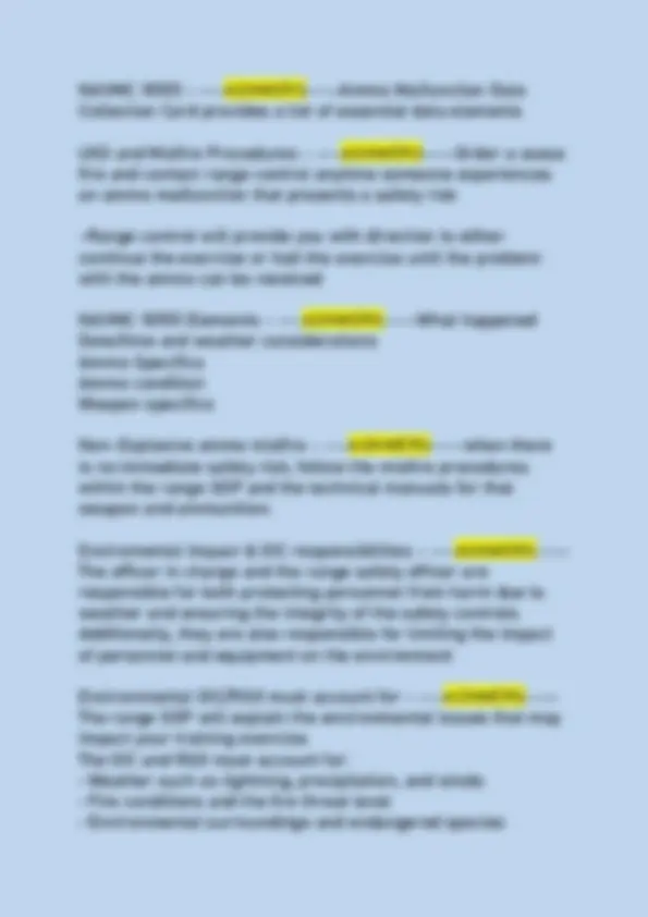 RANGE SAFETY OIC RSO (ACTUAL 2025/2026) EXAM QUESTIONS WITH VERIFIED ...