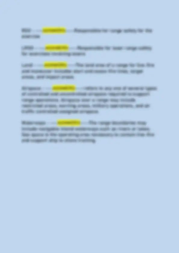 RANGE SAFETY OIC RSO (ACTUAL 2025/2026) EXAM QUESTIONS WITH VERIFIED ...