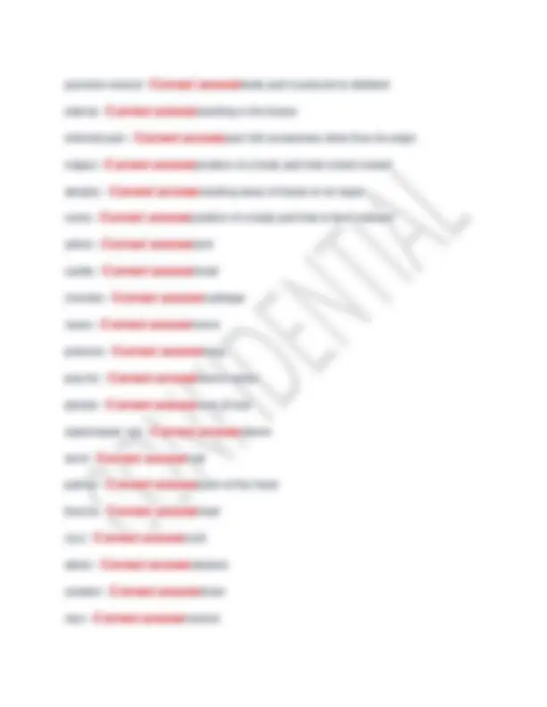 Medical Terminology Study Guide: Anatomy and Physiology | Exams Nursing | Docsity