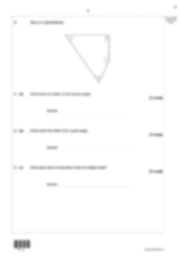 2024 AQA GCSE MATHEMATICS 8300/2F Foundation Paper 2 Question Paper ...