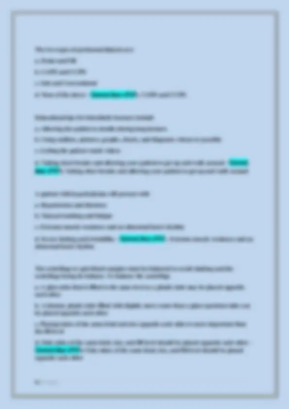 Personal Care Assistant (PCA) Final Exam – Latest Version with Correct ...