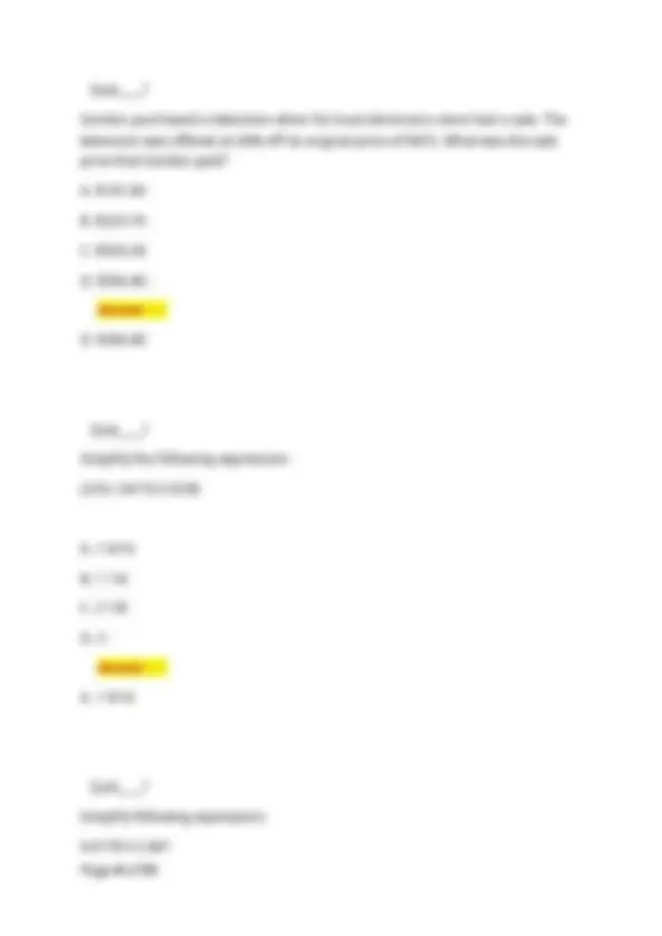 ATI TEAS TEST PRACTICE MATHEMATICS / ATI TEAS TEST PRACTICE MATHEMATICS ...